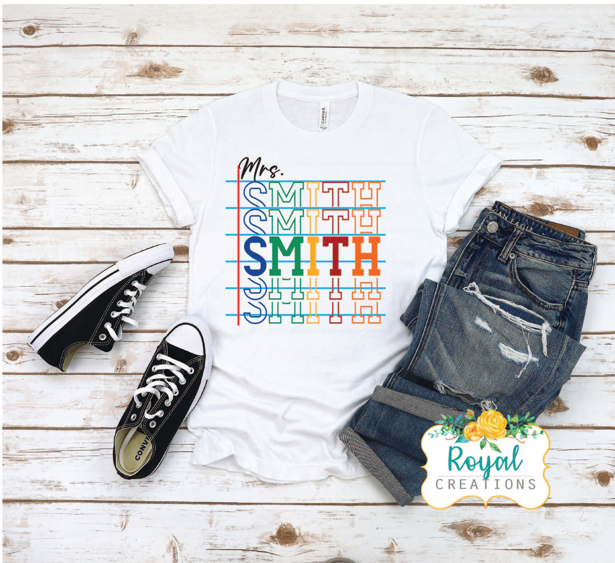 Teacher Paper T-Shirt- Personalized – Royal Creations